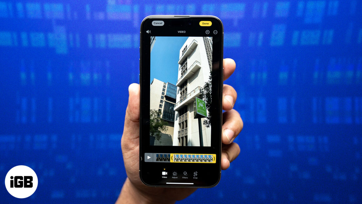 How to edit videos on your iPhone or iPad (iOS 18 updated) - iGeeksBlog