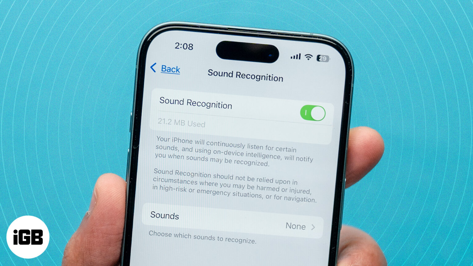 How to use Sound Recognition on iPhone