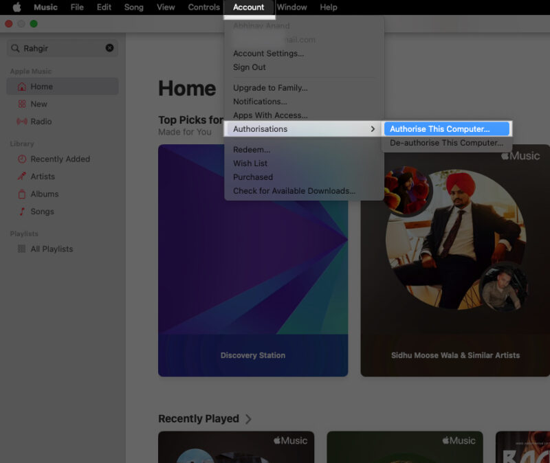 How to authorize your Mac for Apple Music - iGeeksBlog