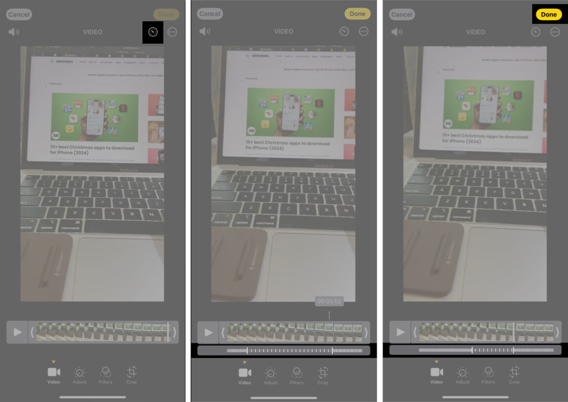 How to edit videos on your iPhone or iPad (iOS 18 updated) - iGeeksBlog