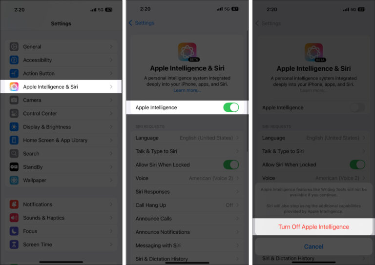 How to turn off Apple Intelligence on iPhone, iPad, and Mac – iGeeksBlog