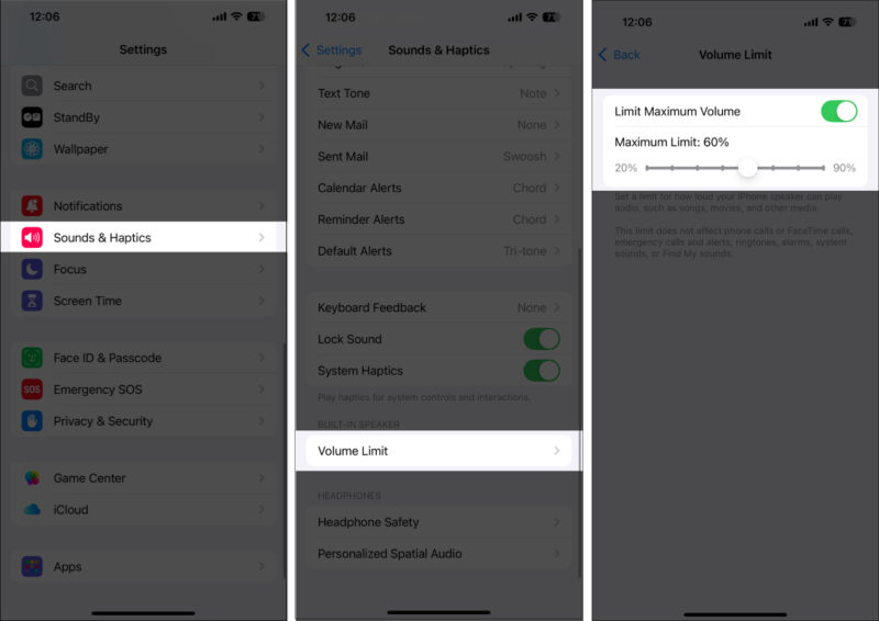 How to Limit Your iPhone’s Speaker Volume – iGeeksBlog