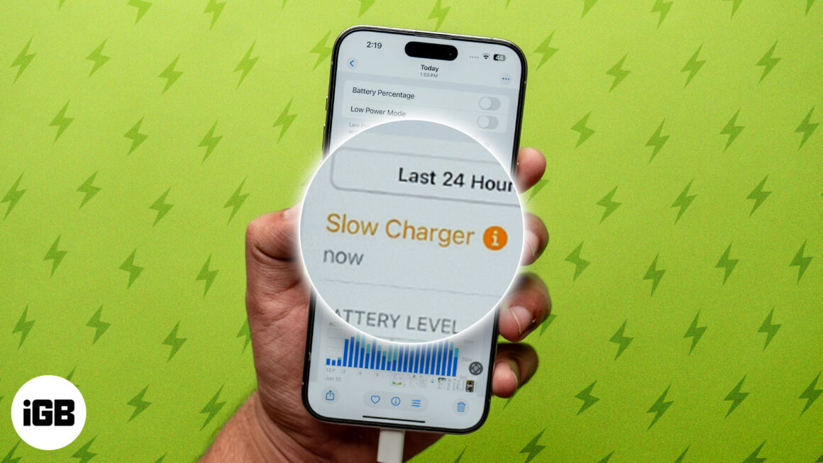 What does “Slow Charger” mean on iPhone, and how to fix it - iGeeksBlog