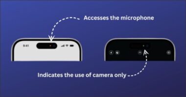 How to turn off orange and green dots on iPhone screen