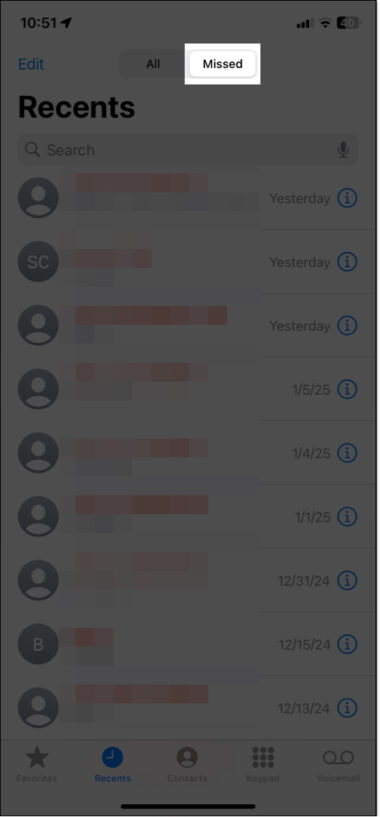 How to view and delete call log history on iPhone