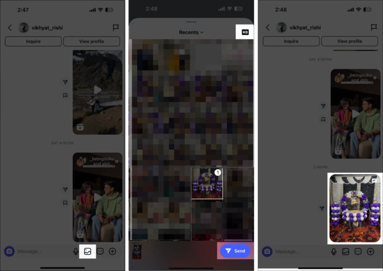 How to send HD photos on Instagram – iGeeksBlog