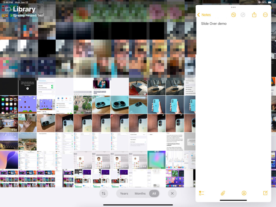 How to use multitasking feature on iPad in iPadOS 18