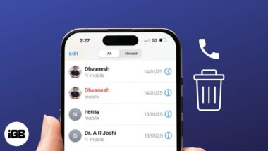 How to view and delete call log history on iPhone