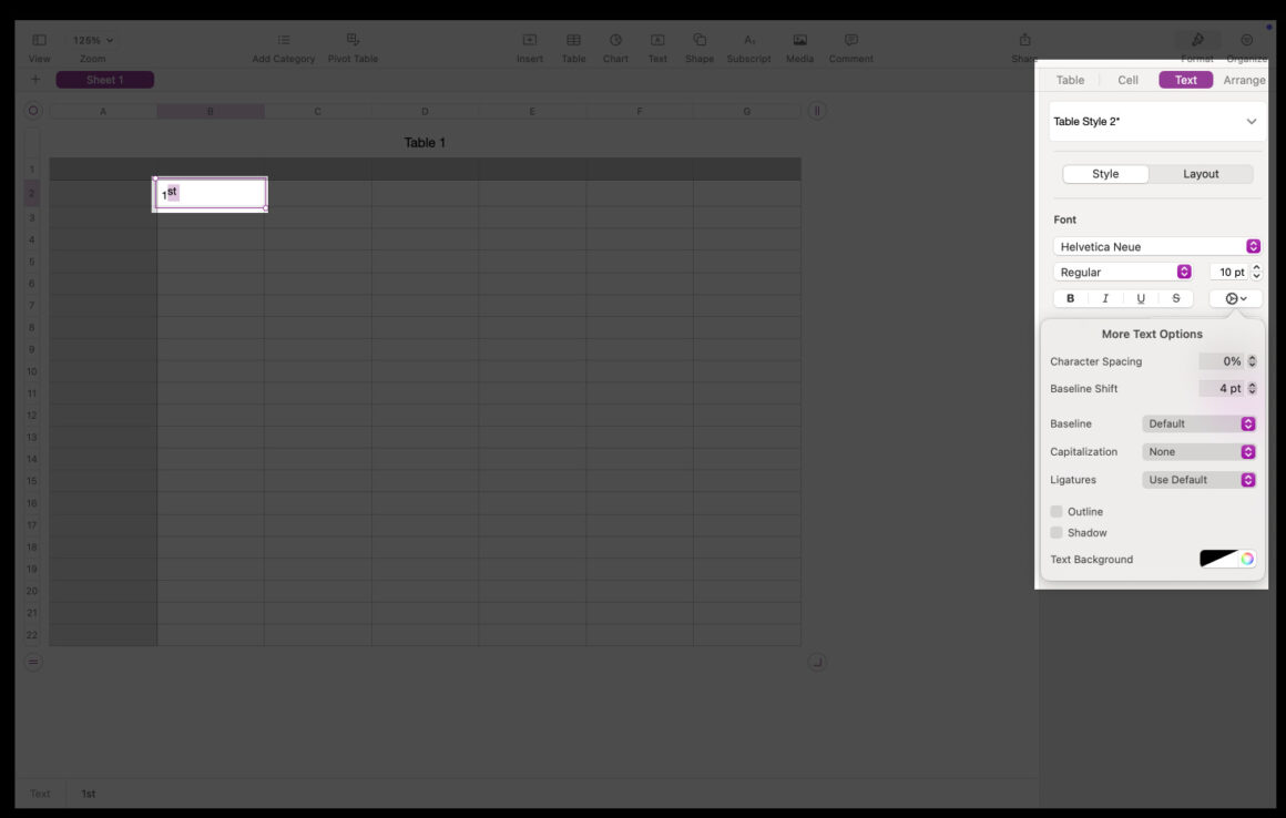 How to type superscript and subscript on Mac