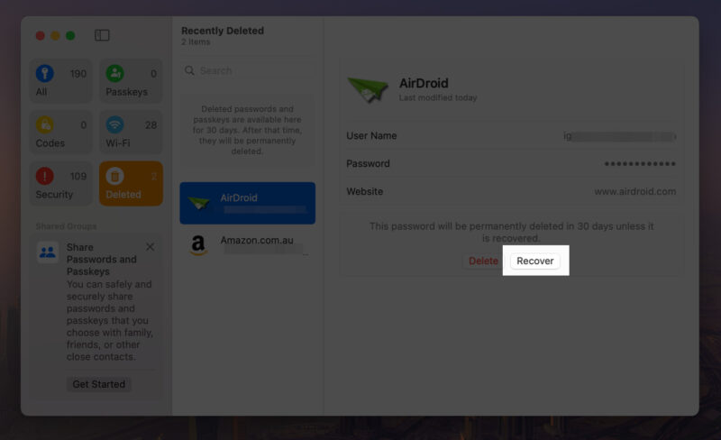 How to recover deleted passwords in Keychain? - iGeeksBlog
