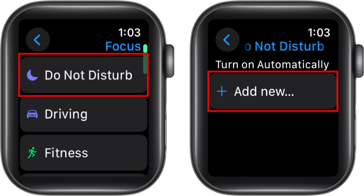 How to enable Do Not Disturb on Apple Watch