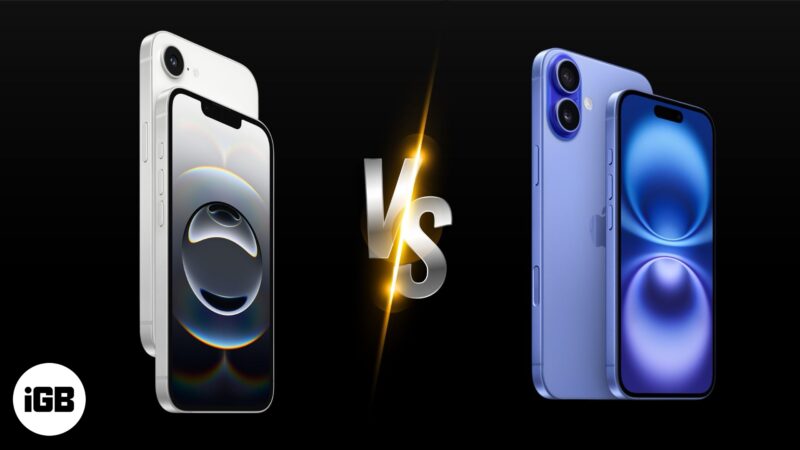 iPhone 16e vs. iPhone 16: All the differences explained - iGeeksBlog iPhone 16e vs. iPhone 16: All the differences explained - iGeeksBlog