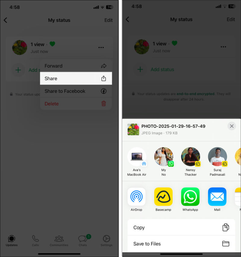 How to use WhatsApp Status on iPhone like a pro - iGeeksBlog