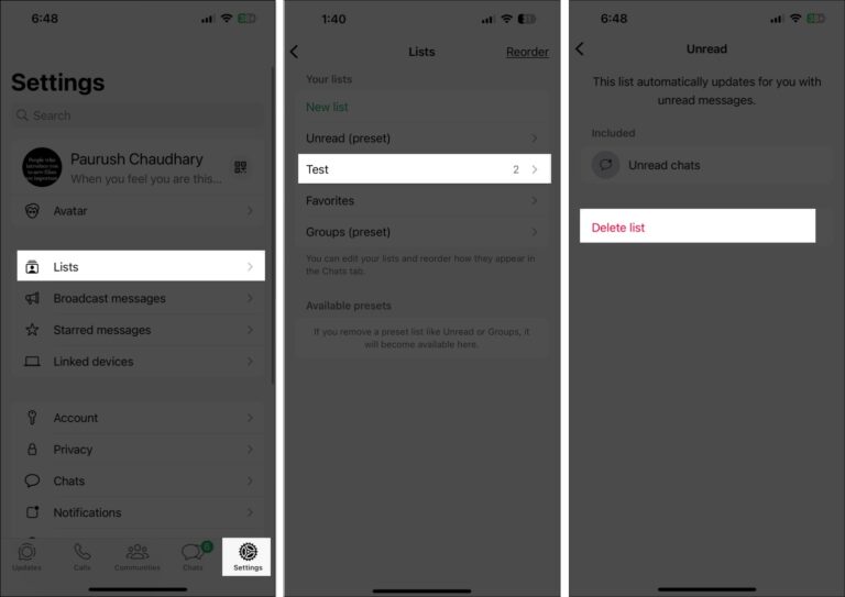 How to create and use custom chat lists on WhatsApp – iGeeksBlog