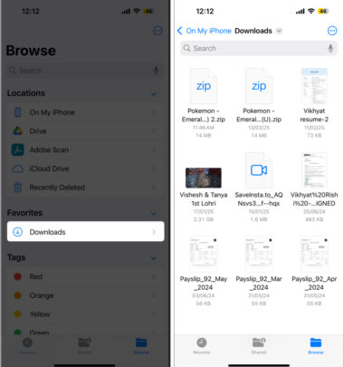 How to find downloads on iPhone or iPad