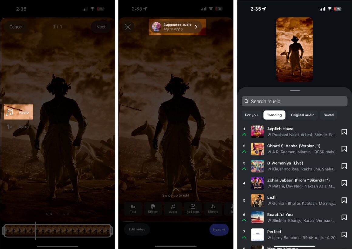 How to find trending audio on Instagram - iGeeksBlog