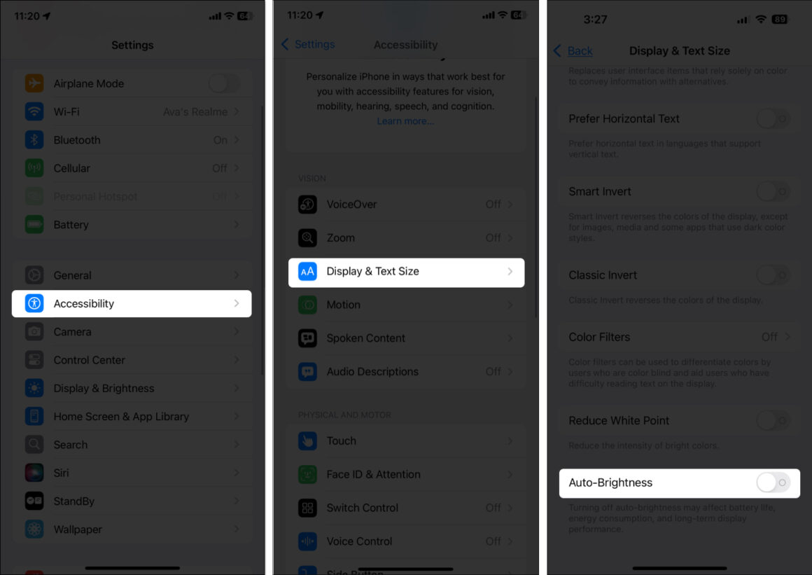 How to Turn Off Auto Brightness on iPhone and iPad – iGeeksBlog