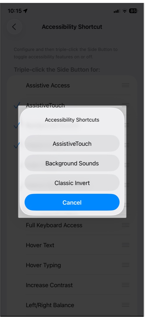 How to Use Accessibility Shortcut on iPhone and iPad - iGeeksBlog