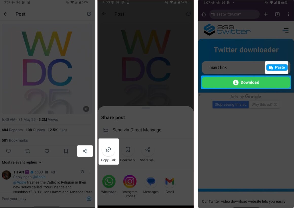 How to Download Videos on X (Formerly Twitter) - iGeeksBlog