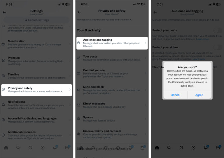 How to Make Your X (Twitter) Account Private on iPhone and iPad ...