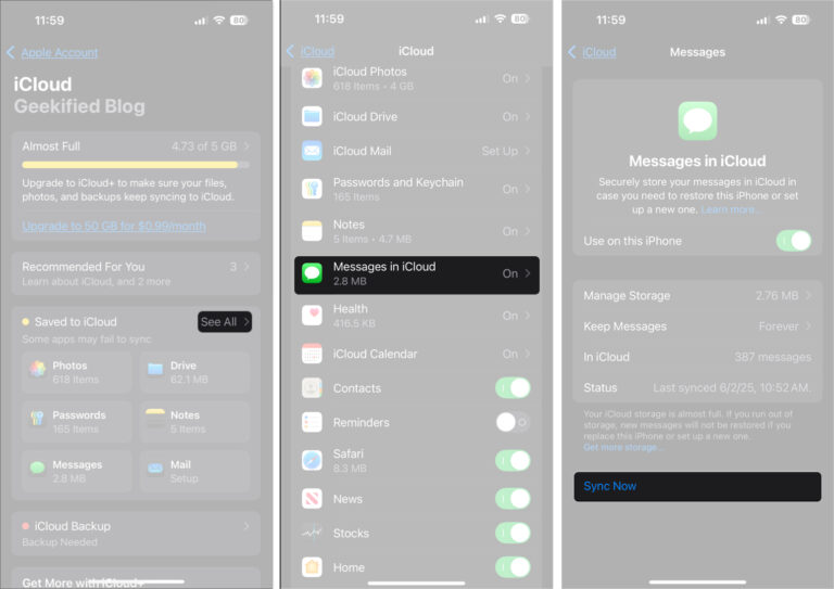 Why is Syncing with iCloud Paused? Solutions and Tips - iGeeksBlog