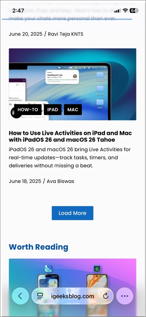 10+ New Safari Features in iOS 26 and macOS Tahoe - iGeeksBlog