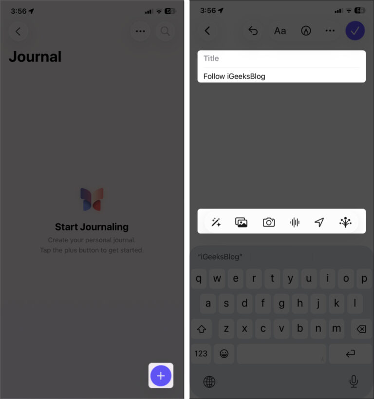 Apple Journal App: How to Use It on iPhone, iPad and Mac - iGeeksBlog