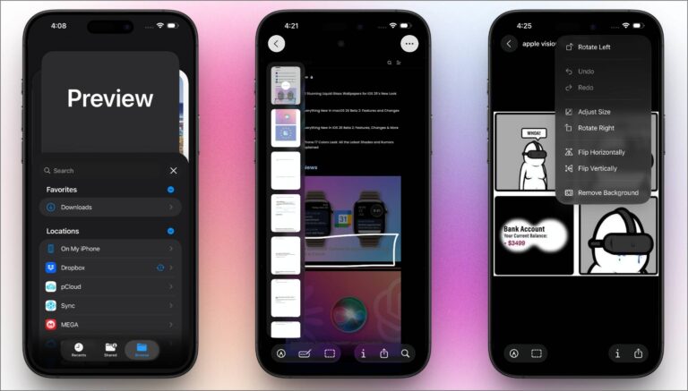 What is Preview App on iOS 26 and How to Use It - iGeeksBlog