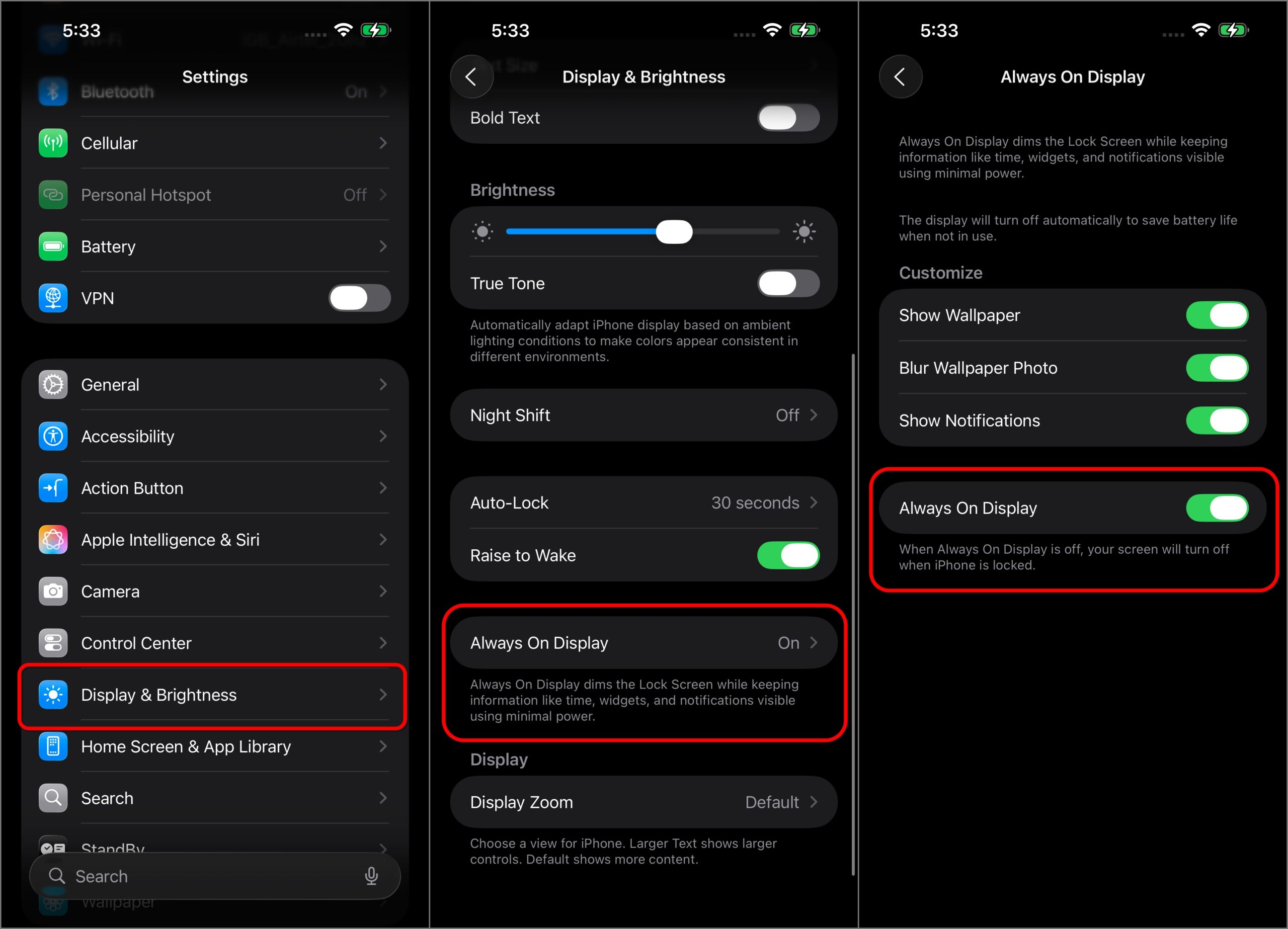 Always-On Display on iPhone: Enable, Customize & Save Battery