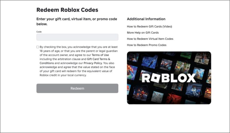How to Redeem a Roblox Gift Card and Check Balance – iGeeksBlog