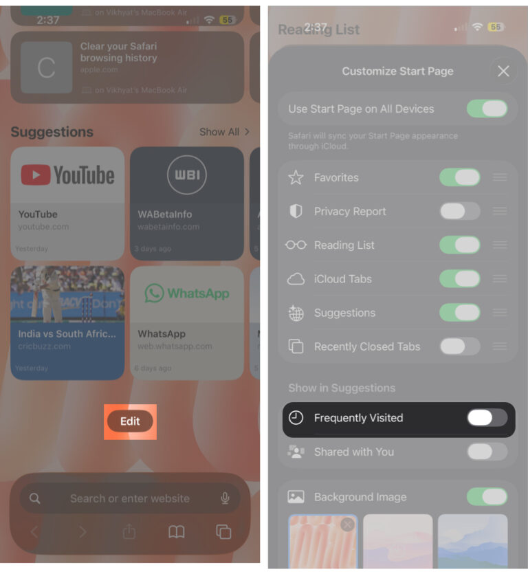 How to Remove Frequently Visited Sites in Safari