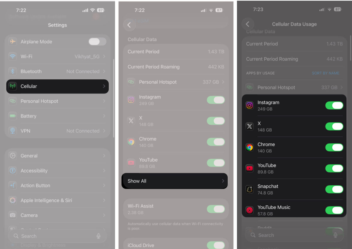 How to Restrict Cellular Data Usage on iPhone and iPad – iGeeksBlog