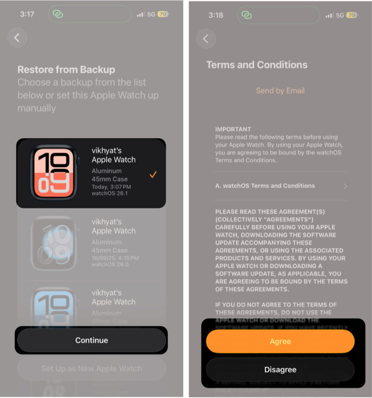 How to Restore Apple Watch From a Backup – iGeeksBlog