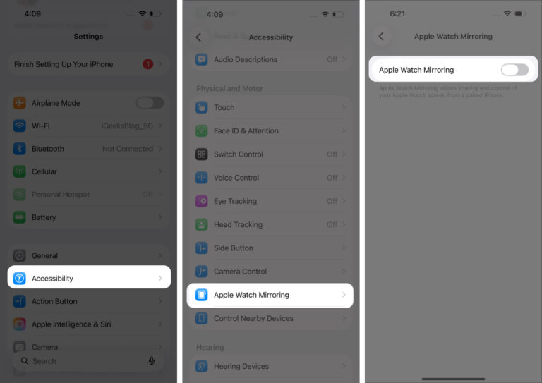 How to Mirror Your Apple Watch on Your iPhone: A Simple Guide – iGeeksBlog