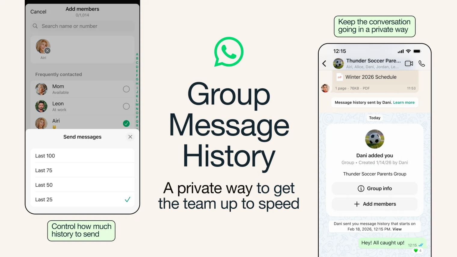 WhatsApp Introduces Group Message History for New Members – iGeeksBlog