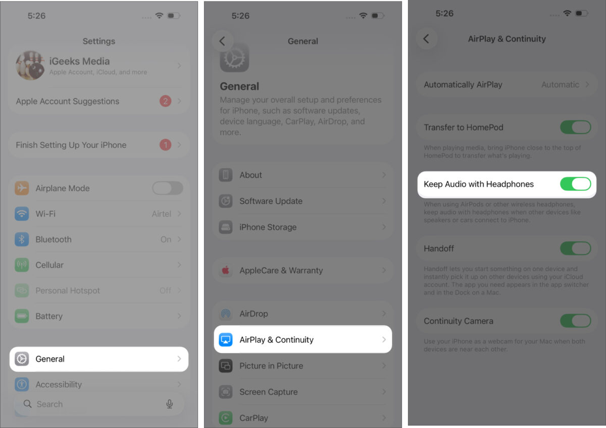 Stop iPhone from switching audio to your car (keep it on AirPods ...